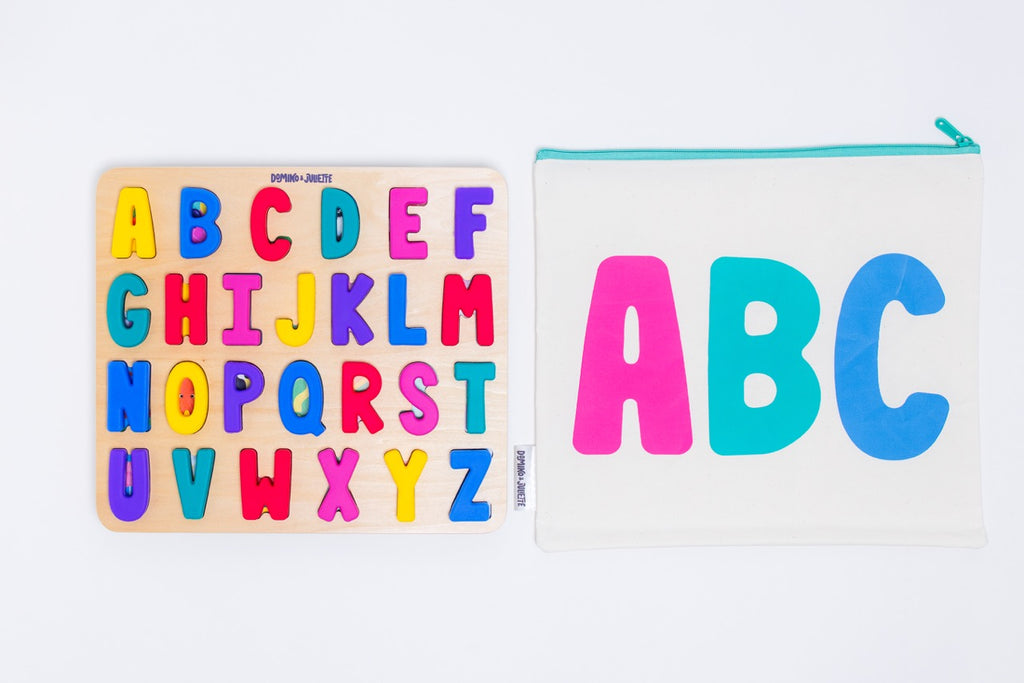 Alphabet Puzzle for Babies, Toddlers & Preschoolers – Domino & Juliette